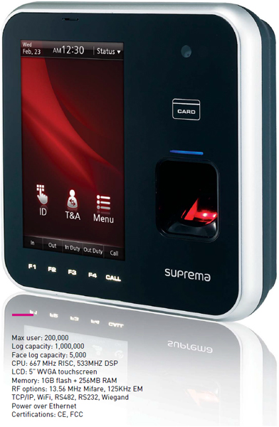Suprema BioStation T2 Biometric Reader | Global Security (UK) Ltd.
