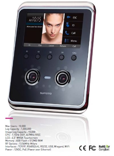 Suprema FaceStation Face Recognition | Global Security (UK) Ltd.